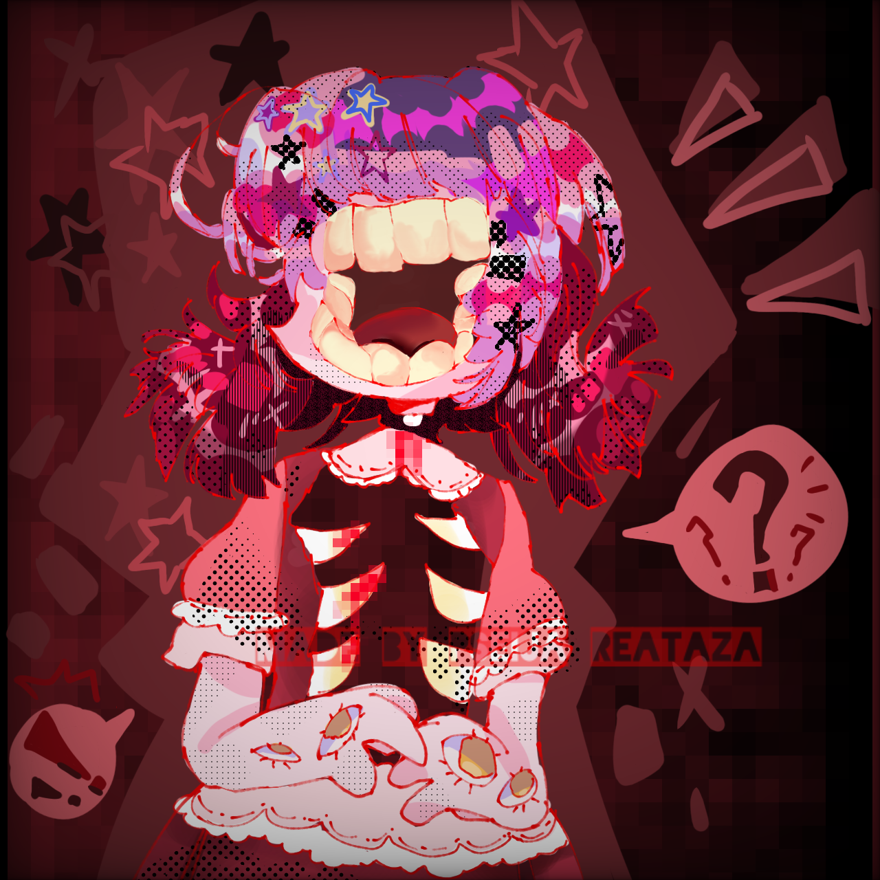 Teeth Girl (weirdcore art I guess) - ibisPaint