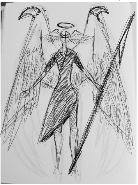 A Sneak Peak Of My Angel Oc - ibisPaint