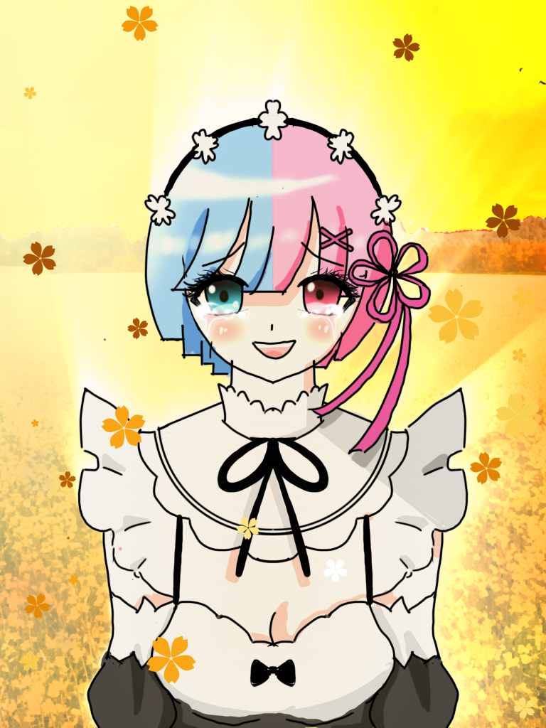Rem and Ram - ibisPaint