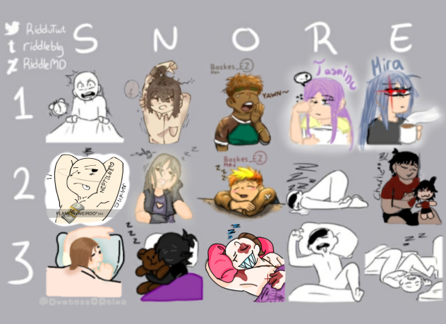 Sleeping collab - ibisPaint