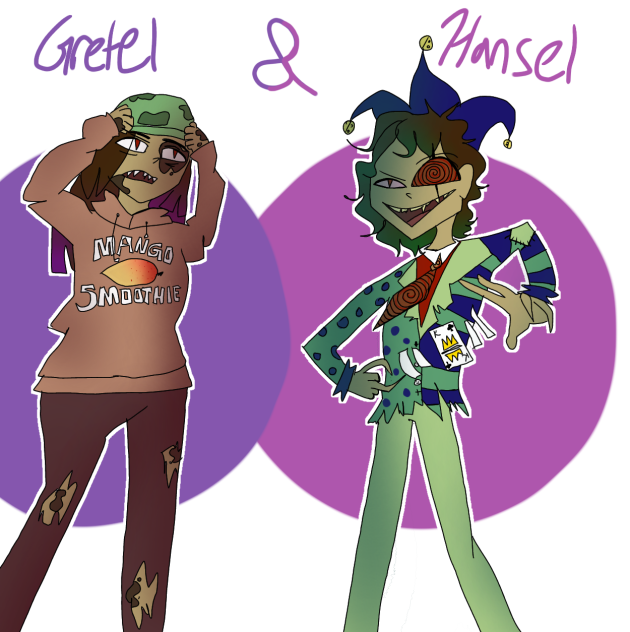 Hansel and Gretel Sodikken as humans - ibisPaint