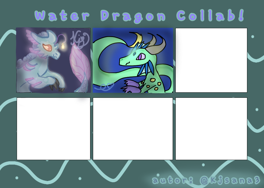 Water Dragon Collab! - ibisPaint