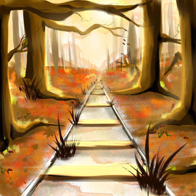 railroad - ibisPaint