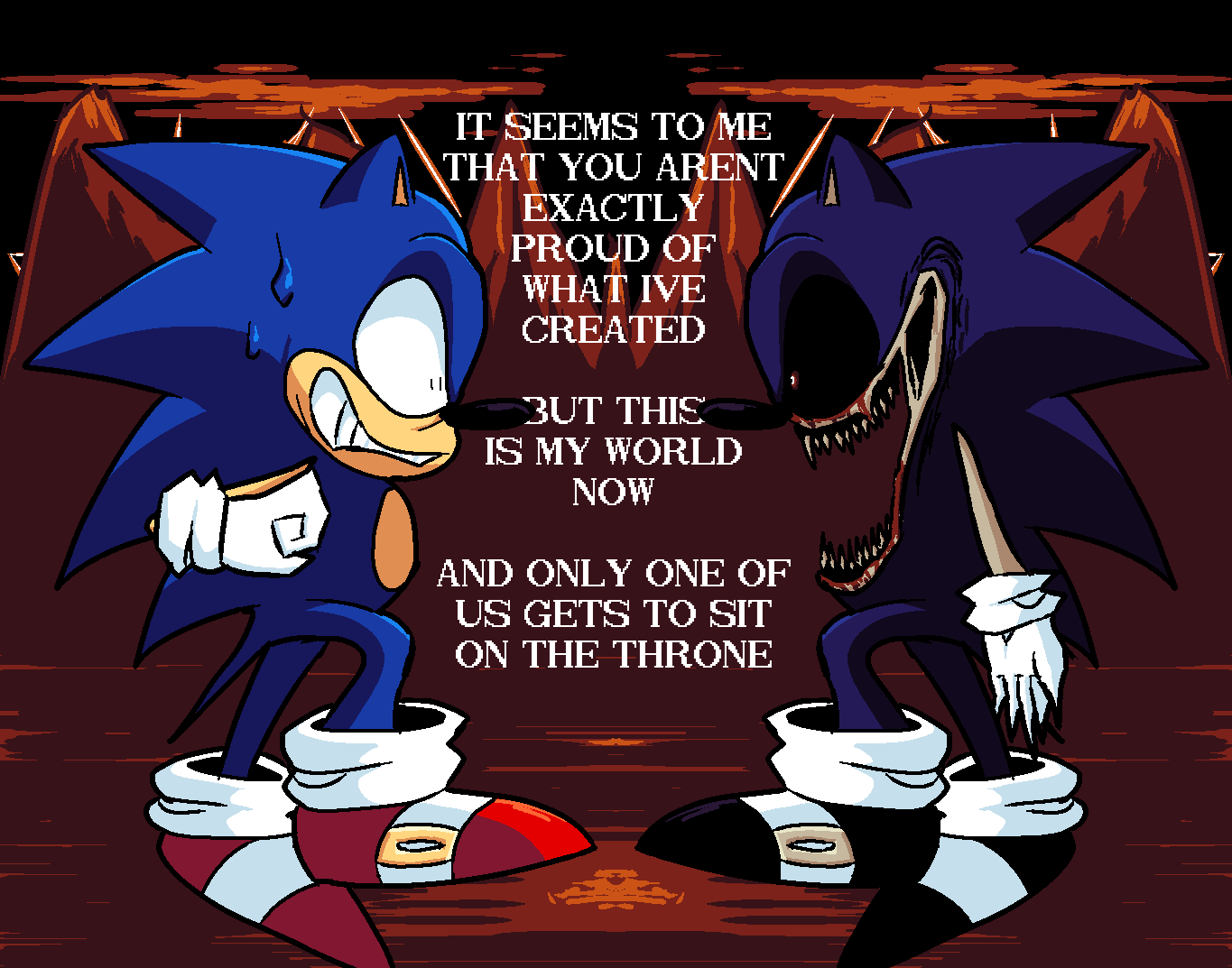 sonic vs .exe - ibisPaint