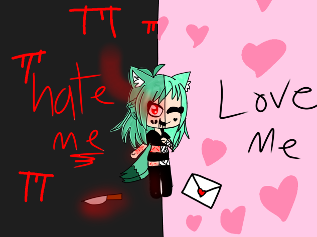 “love me, hate me” vent thingy - ibisPaint