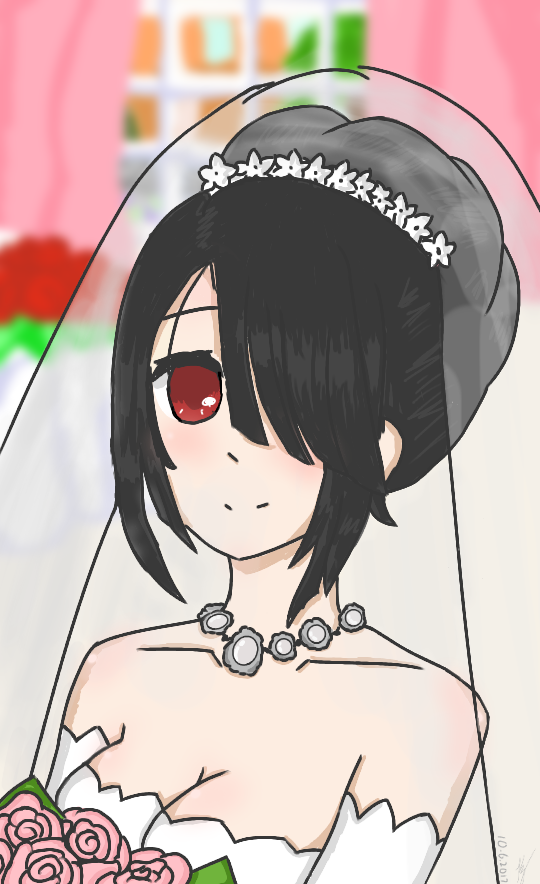date live wedding dress - ibisPaint