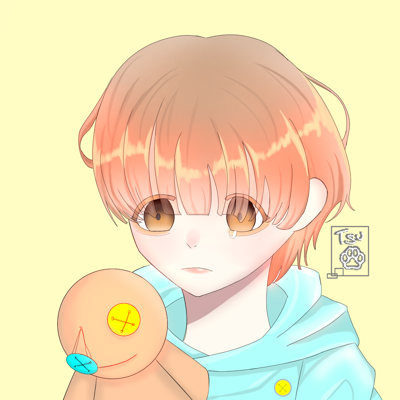 finished old teddy - ibisPaint