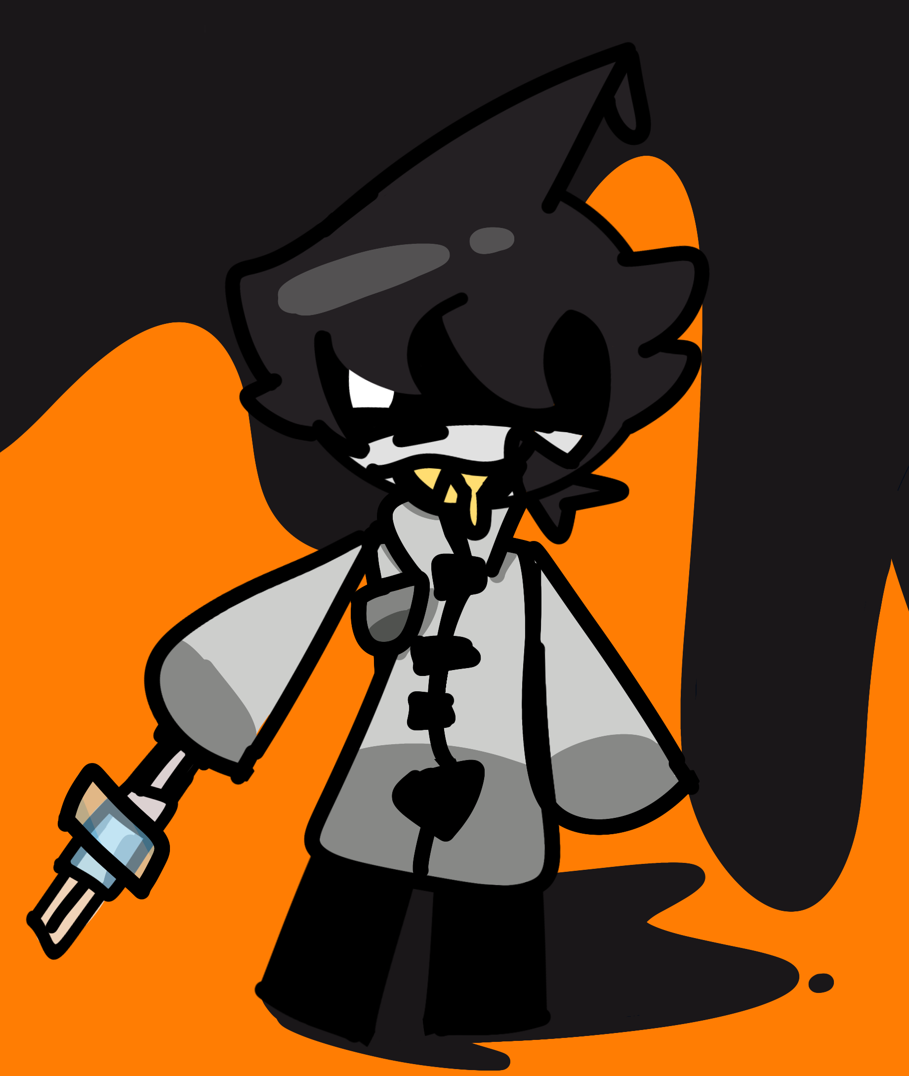 Syringe on a stick - ibisPaint