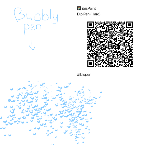 Bubbly-ish pen - ibisPaint