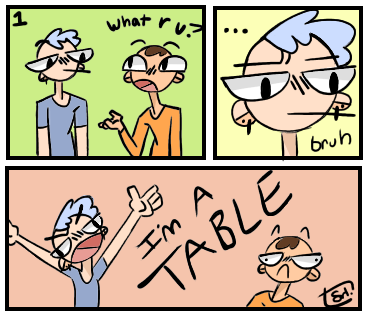 I’m a TABLE - ibisPaint