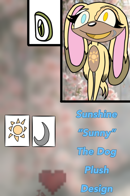 Sunshine “Sunny” The Dog Plush Design - ibisPaint