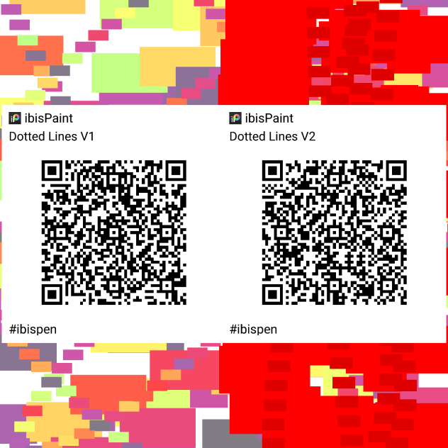 Dotted Lines QR Code - ibisPaint
