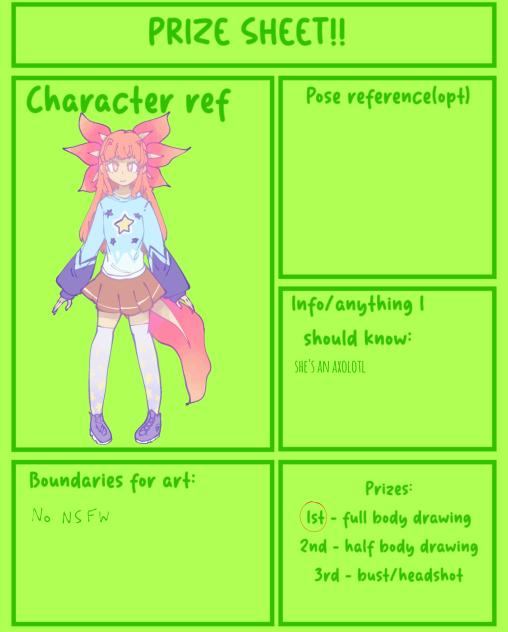 prize sheet! - ibisPaint