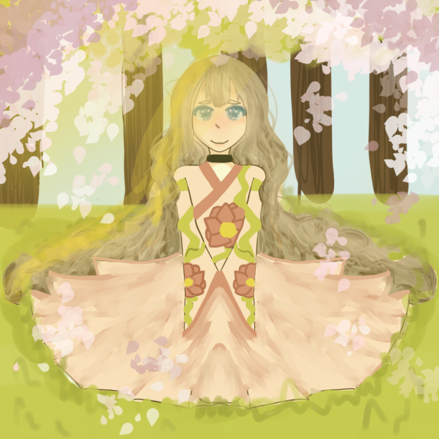 Cherry blossoms - ibisPaint