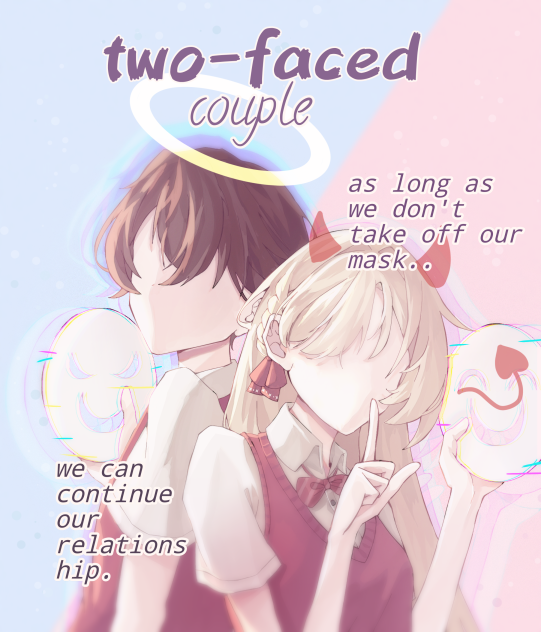 two-faced couples - ibisPaint