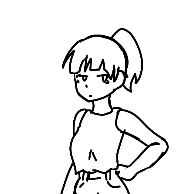 something basic but with active line art - ibisPaint