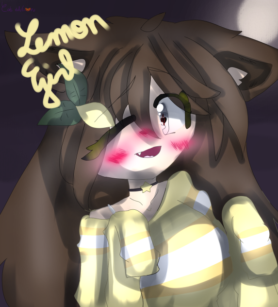 🍋 ☆{Lemon Girl}☆ 🍋 (Cat) - ibisPaint