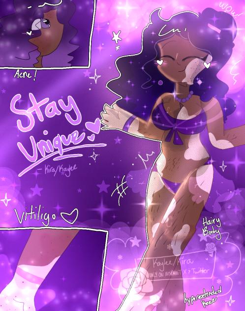 💜Vitiligo & Hairy body are amazing💜 - ibisPaint