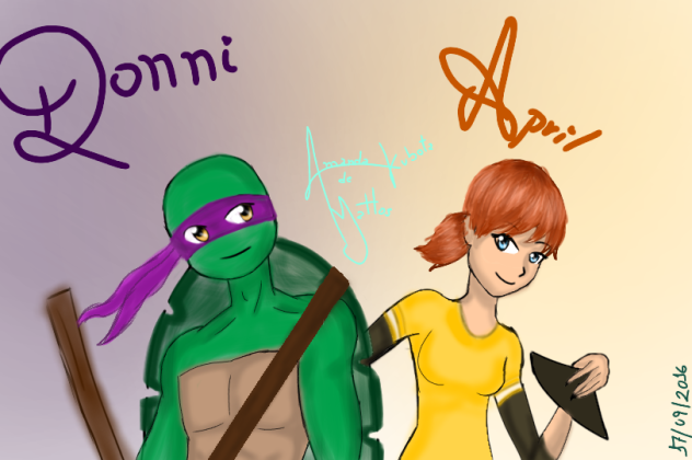 TMNT AprilxDonni - ibisPaint