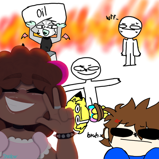 Fire Collab - ibisPaint