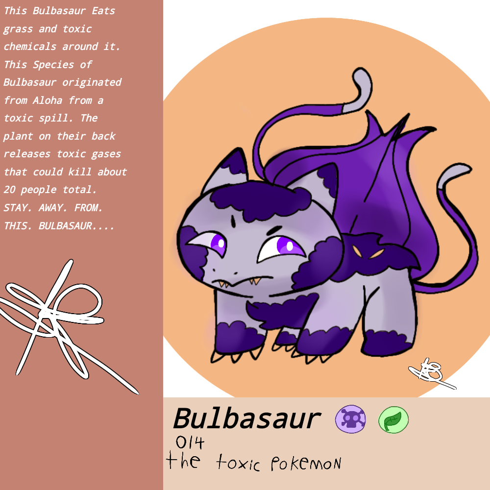 Bulbasaur Alternative form - ibisPaint