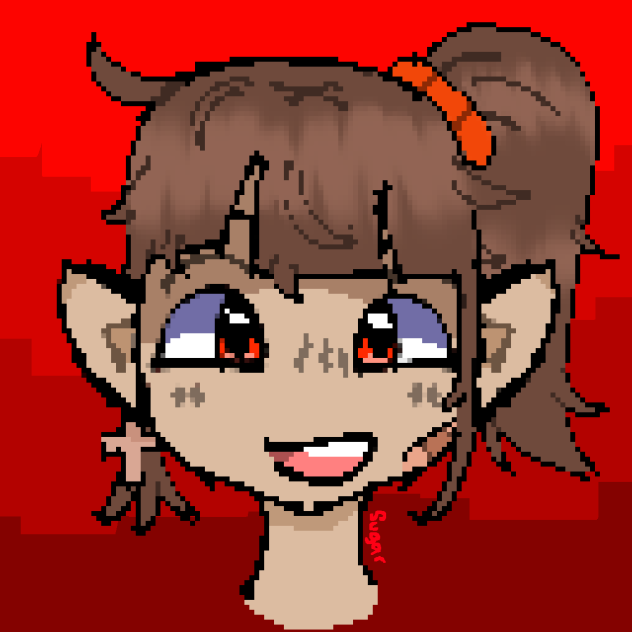 Pixelated Girl - ibisPaint