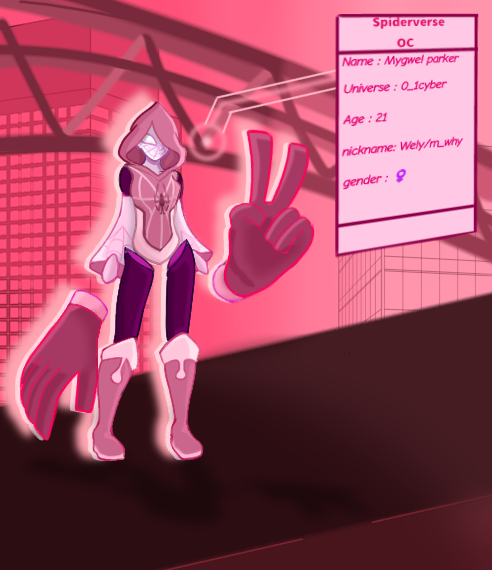 spiderverse (spider woman) oc - ibisPaint