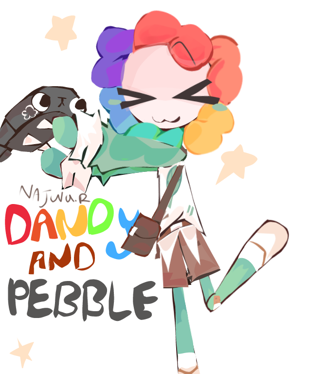 Dandy and pebble! - ibisPaint