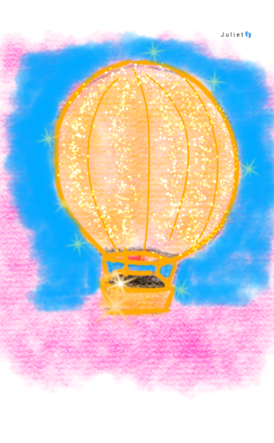 Hot air balloon - ibisPaint