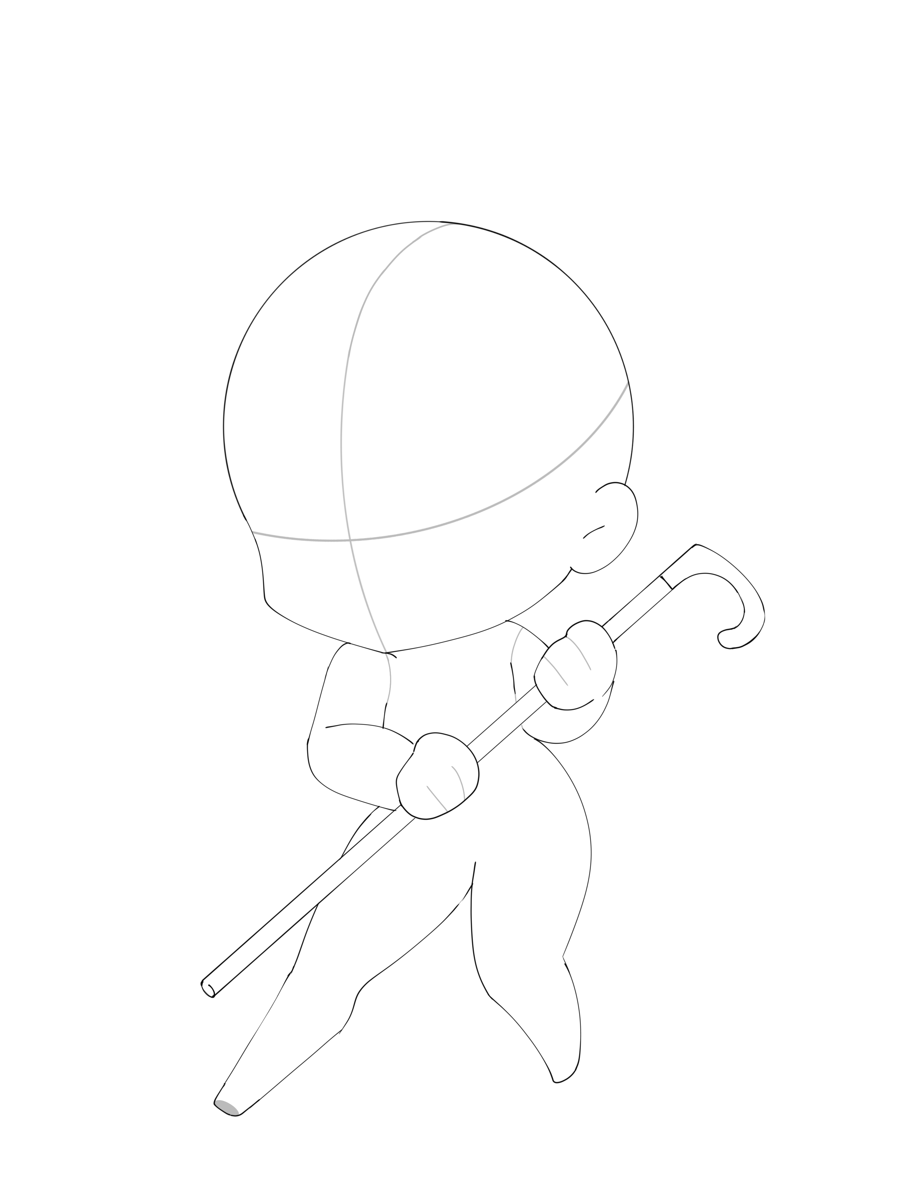 Dance whit rod-chibi pose - ibisPaint