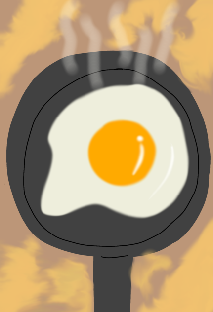 fried egg - ibisPaint