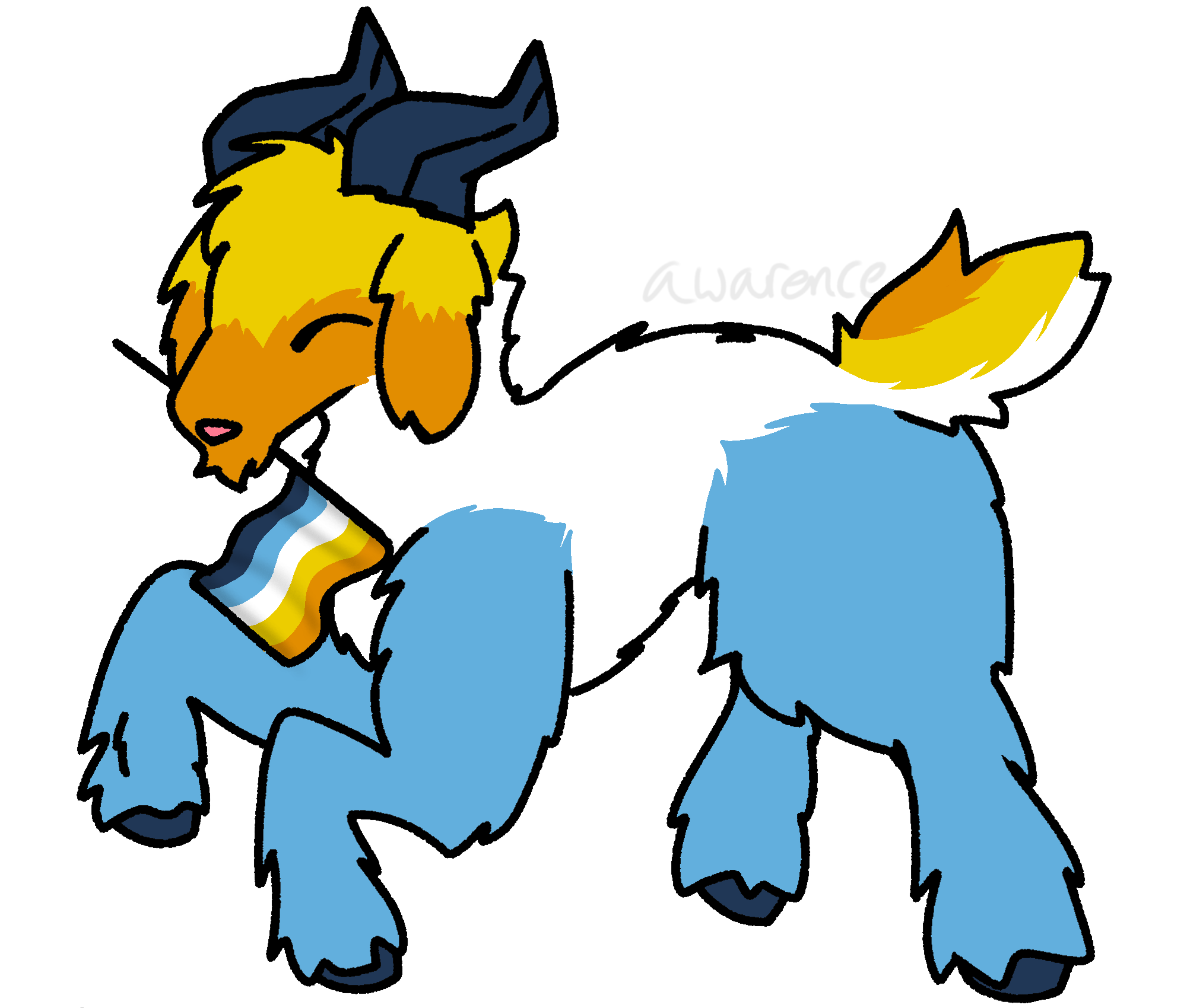 Aroace Goat! - ibisPaint