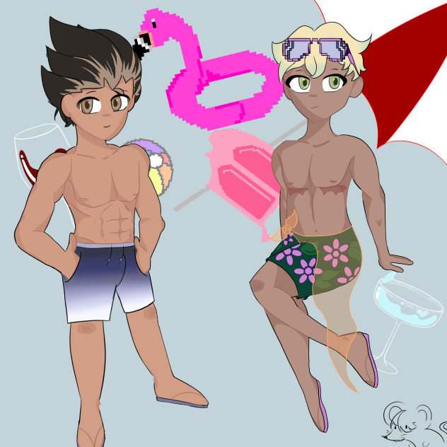 Beach Day!! - ibisPaint