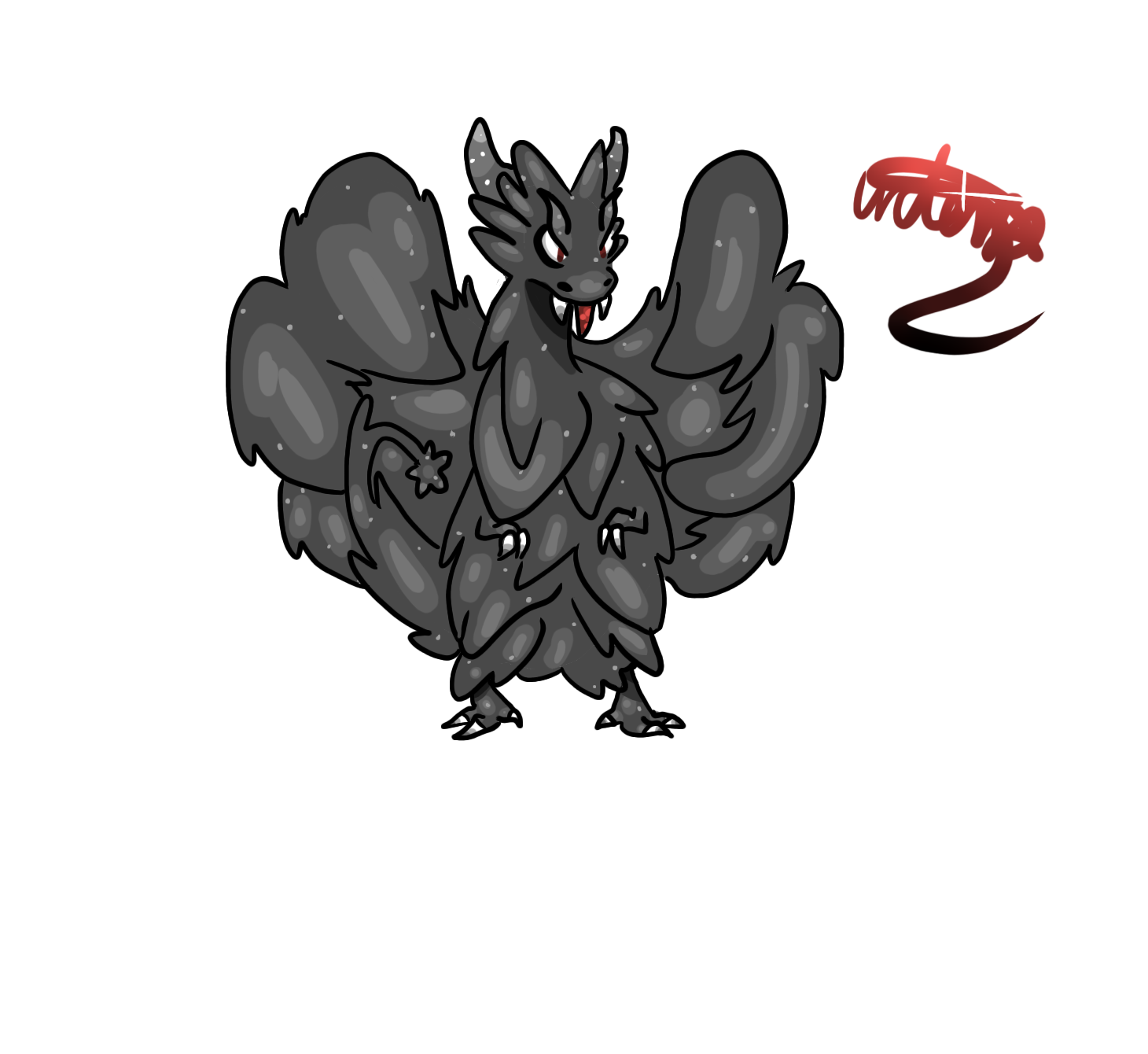 Bird-dragon - ibisPaint