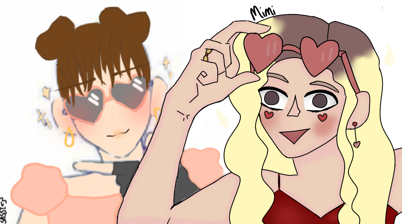 colab with friend Sassi - ibisPaint