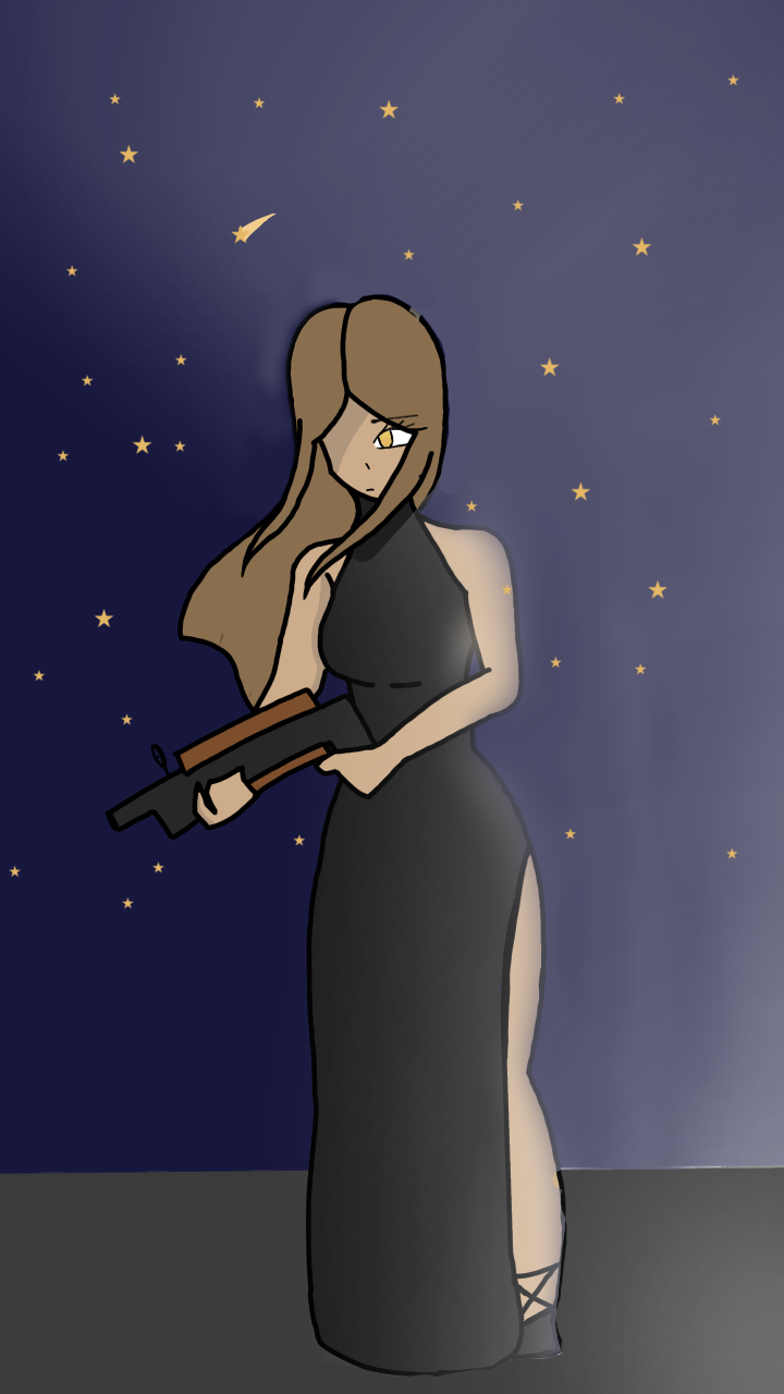 Her night mission😦 - ibisPaint