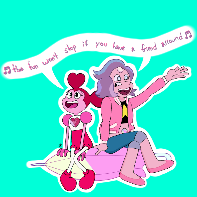 Spinel and Rainbow - ibisPaint