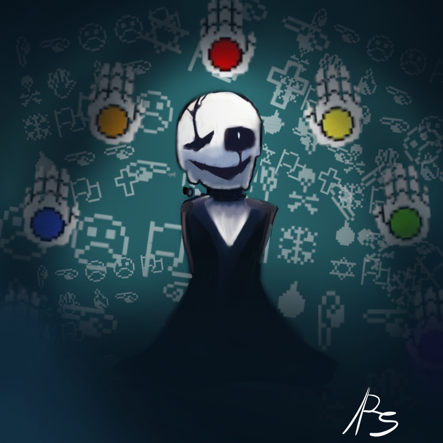 Gaster! Undertale - ibisPaint