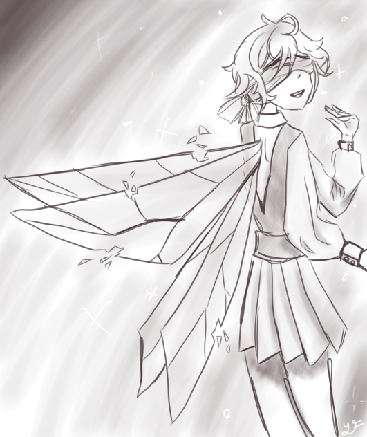(day 5) drawing wings - ibisPaint