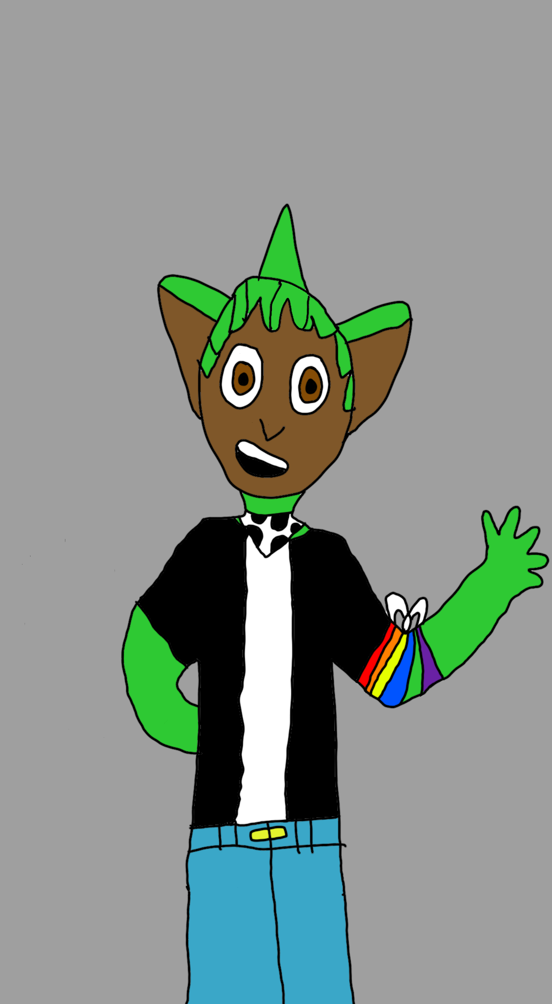 Dipsy redraw Slendytubbies au speedpaint - ibisPaint