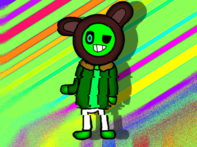 Green bear edit - ibisPaint