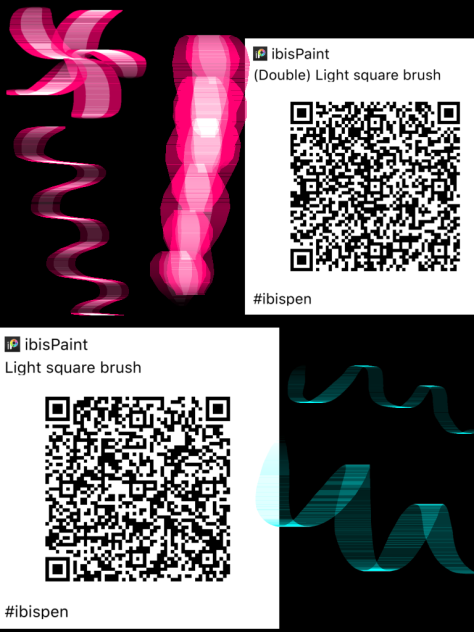 Light Square brushes! - ibisPaint