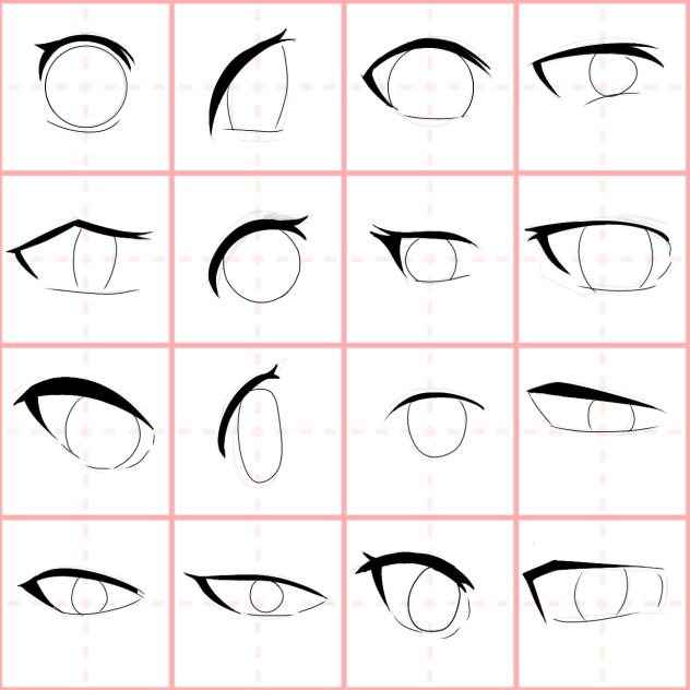 practice - drawing eyes - ibisPaint