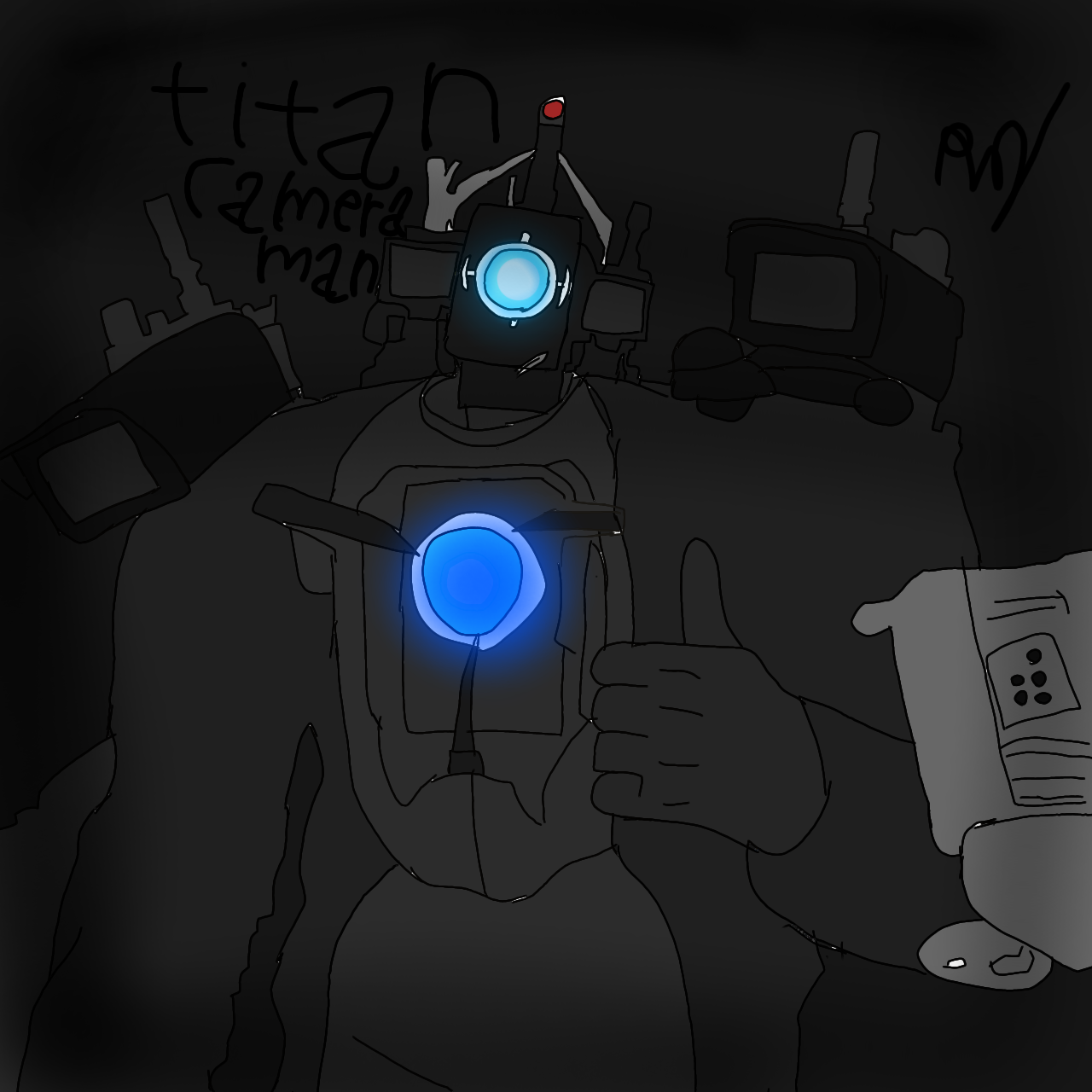 TITAN CAMERA MAN - ibisPaint