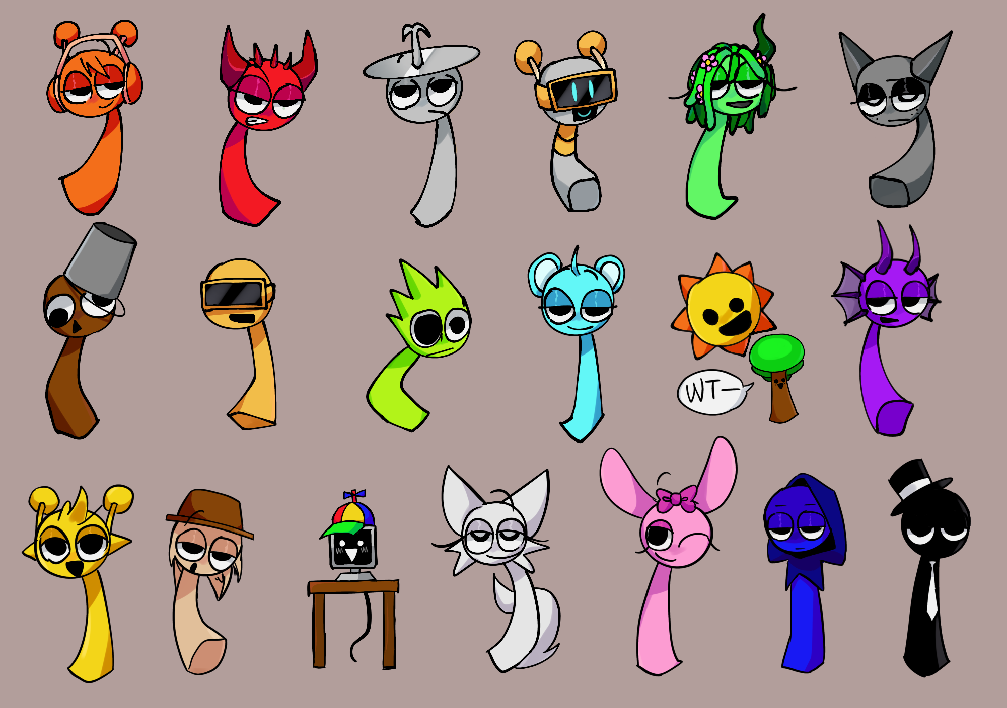 SPRUNKI 2🌈🎶 - ibisPaint