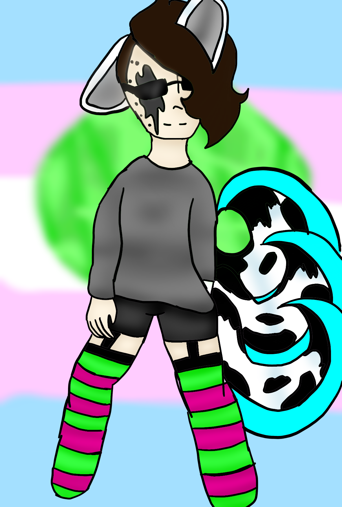 eligha being fabulous - oc speedpaint - ibisPaint