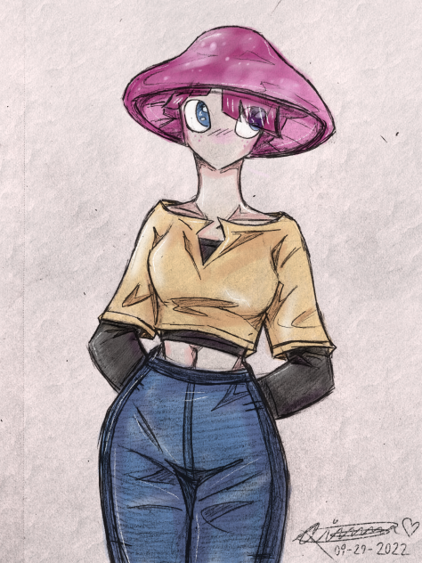 Mushroom Girl - ibisPaint