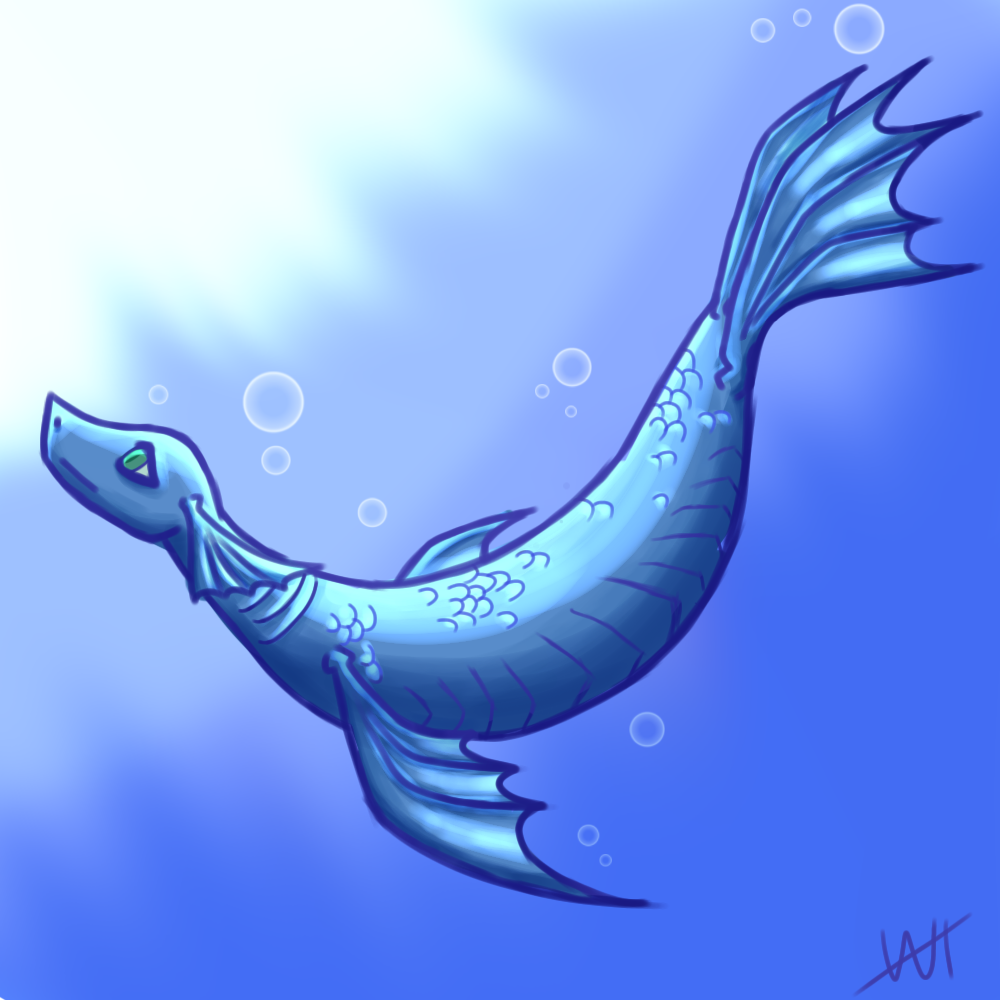 Aquatic Creature - ibisPaint