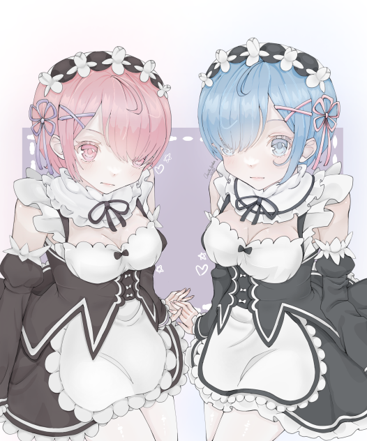 Rem & Ram - ibisPaint