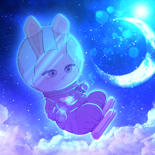 Space bunny - ibisPaint